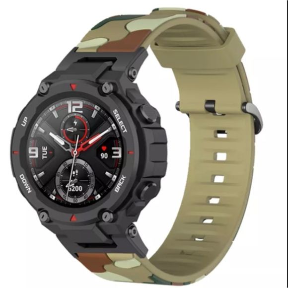 Amazfit | Accessories | Mens Amazfit T Rex Pro Green Black Camouflage ...
